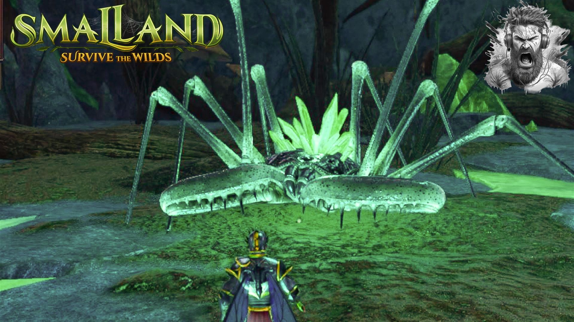 Битва с Жгутоногим Пауком в Кристальной Пещере ◢ Smalland - Survive the Wilds #18