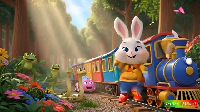 Тран и кролик ДжоДжо: Веселый день приключений — Веселая история для детей! 🐰✨