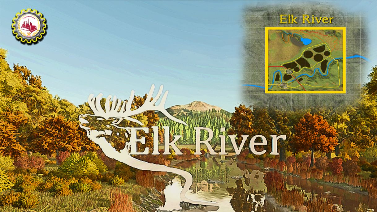 🚜Карта Elk River для FS 25 (РЕЛИЗ), только для ПК🚜  #fs25 #farmingsimulator25 #elkriver #games