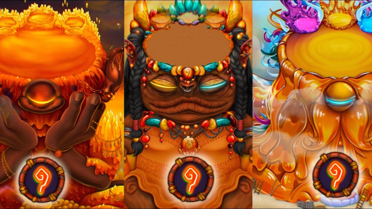 КАК БЫ ВЫГЛЯДЕЛО ПОЛНОЕ ТЕЛО ОГНЕННЫХ ОСТРОВОВ - My Singing Monsters (Мои Поющие Монстры, Msm, Мсм)