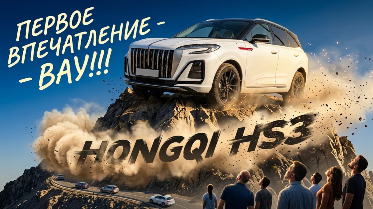 ПРЕМИУМ ЗА 2.9 млн. рублей: HONGQI HS3