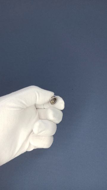 Наконечник никель со стразами, Артикул 00230