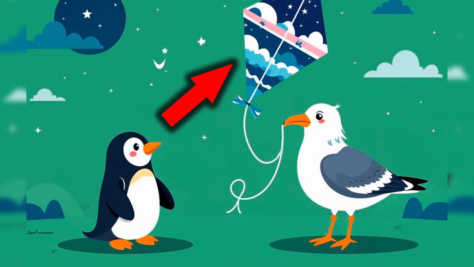 Пингвинёнок Пип и воздушный змей. Сказка о том, что невозможное возможно