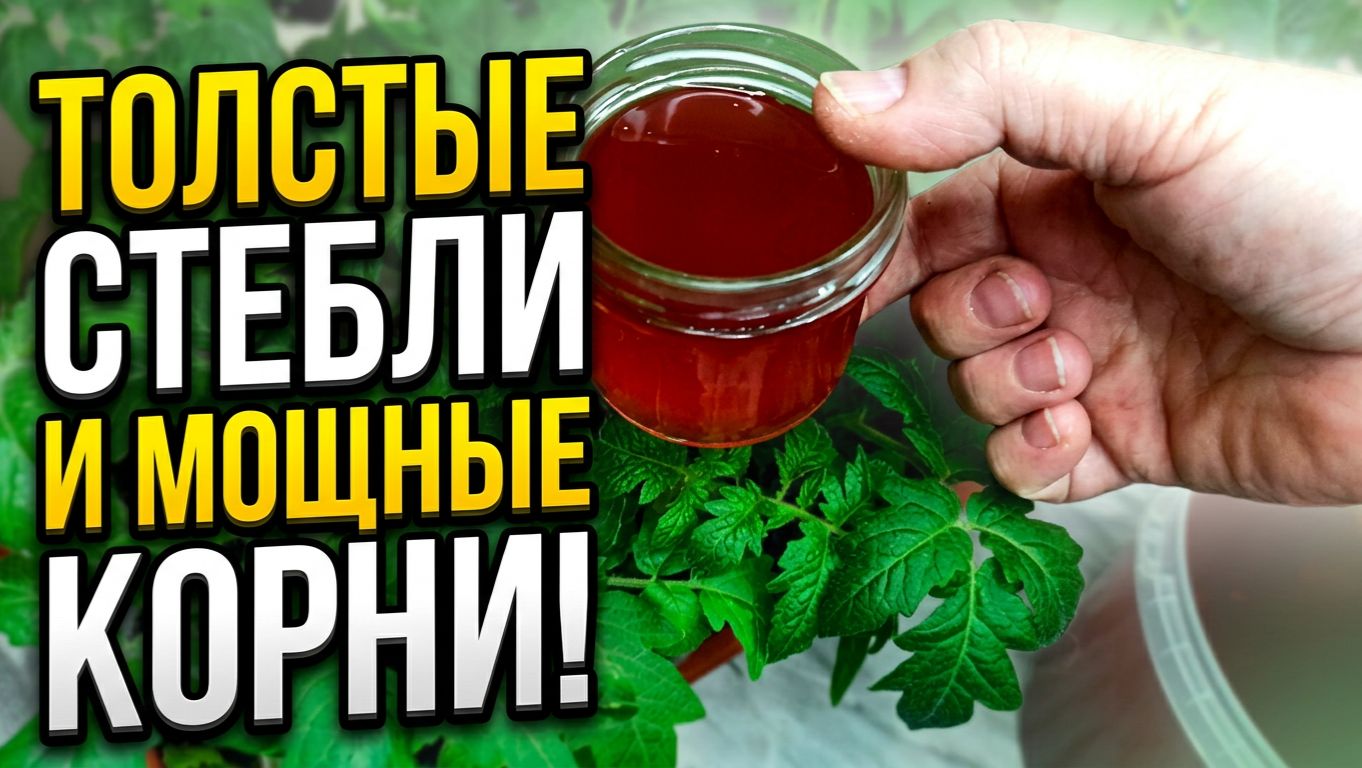 РАССАДУ Кормлю этим НАТУРАЛЬНЫМ Удобрением для сильных корней, толстых стеблей и большого урожая