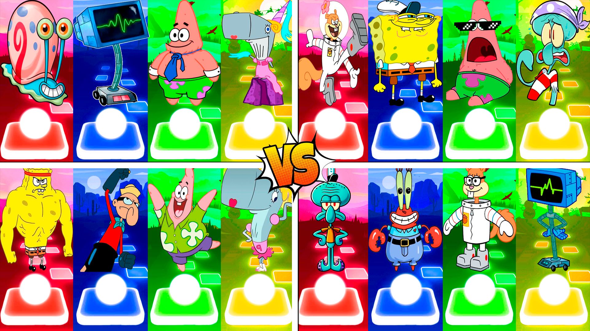 Coffin Dance Губка Боб Мегамикс ⭐️ Tiles Hop №33-36 - Мультик про Губку Боба МУЛЬТФИЛЬМЫ Спанч Боб