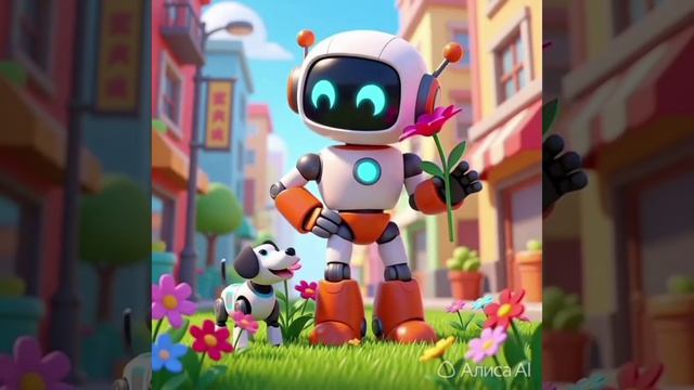 Мультимюзикл про робота, маленький роботёнок Тём, робопёс Гром и робопапа, все песни первого сезона