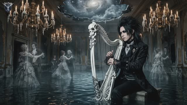 «мой японских трек в стиле (Visual Kei). песня (「水没した舞踏会」)