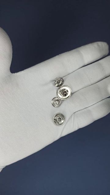 Кнопка никель 1,5 см, Артикул 03881