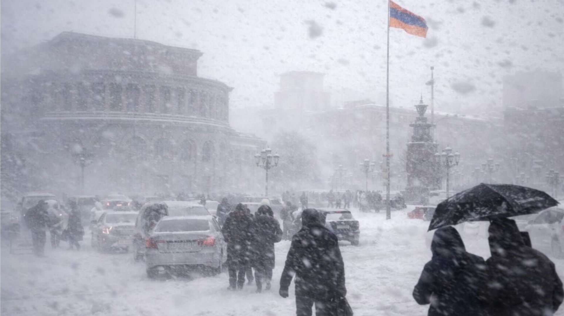 Резкое падение температур в Беларуси. Обширный циклон накрыл Армению. Погода в СНГ