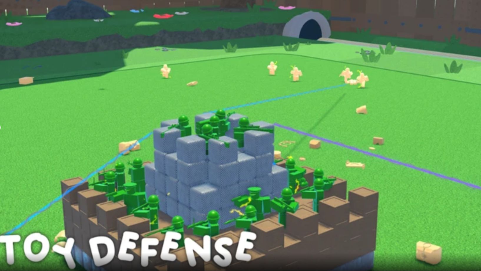 ВСТАЛ НА ЗАЩИТУ ИГРУШЕЧНЫХ СОЛДАТИКОВ И ДОШЕЛ ДО 7 ВОЛНЫ В РОБЛОКС😱