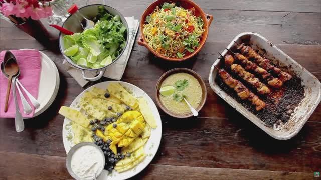 30 мин. Как приготовить куриные шашлычки и не только ПЕРЕВОД Джейми Оливер