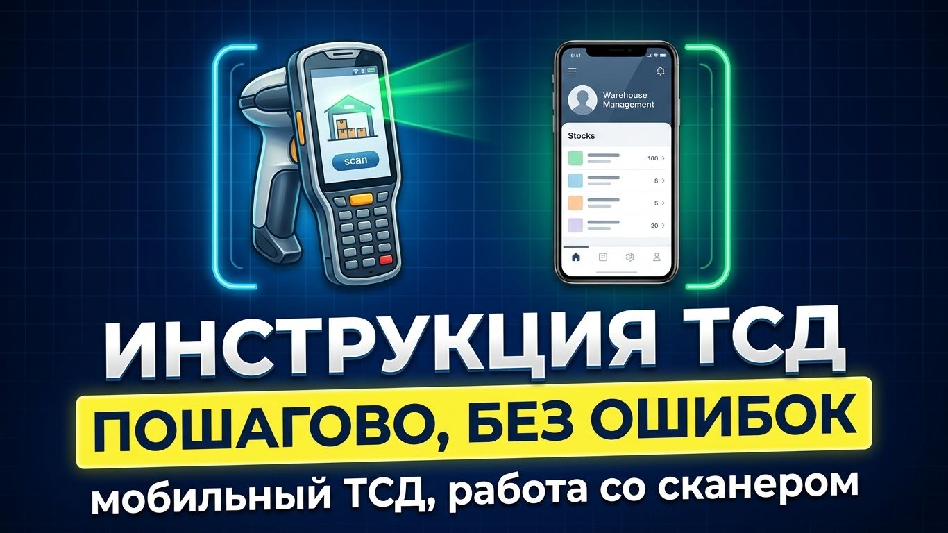 Мобильный ТСД MarkZnak: От установки до первого документа