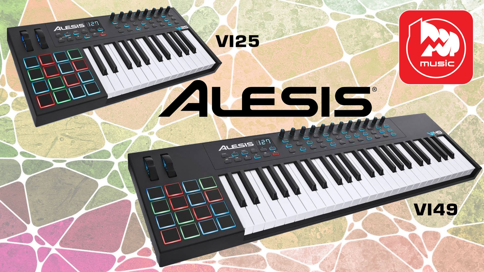 Миди клавиатуры и контроллеры ALESIS VI49 + ALESIS VI25