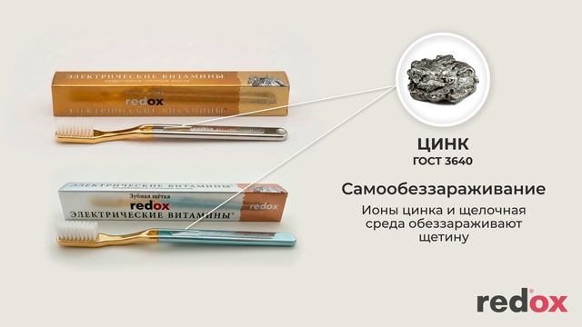 Зубная щетка redox с электрическими витаминами - состав