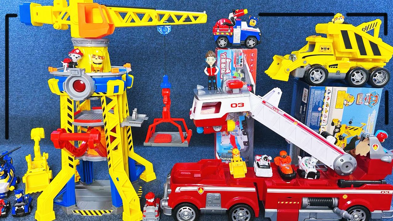 Мультики для детей. Суперкрутая коллекция игрушек Щенячий патруль. Смотреть мультики для малышей.