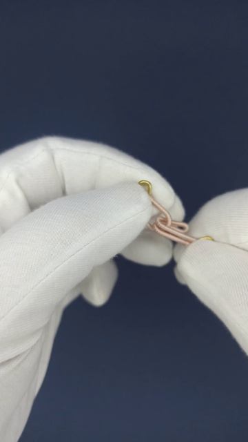 Крючки потайные с металлом бежевые, Артикул 03103