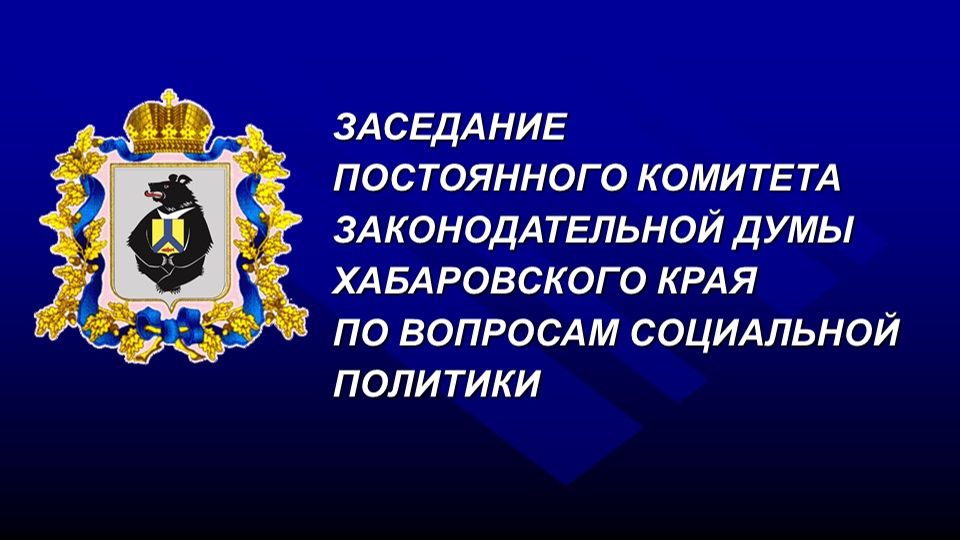 Заседание постоянного комитета Думы по вопросам социальной политики 20.03.2026