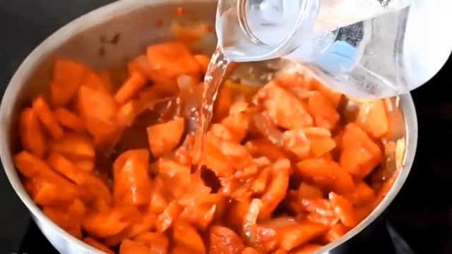 Нежная морковь, тушеная с луком и томатом Вегетарианские рецепты Рецепты ПП Здоровое питание