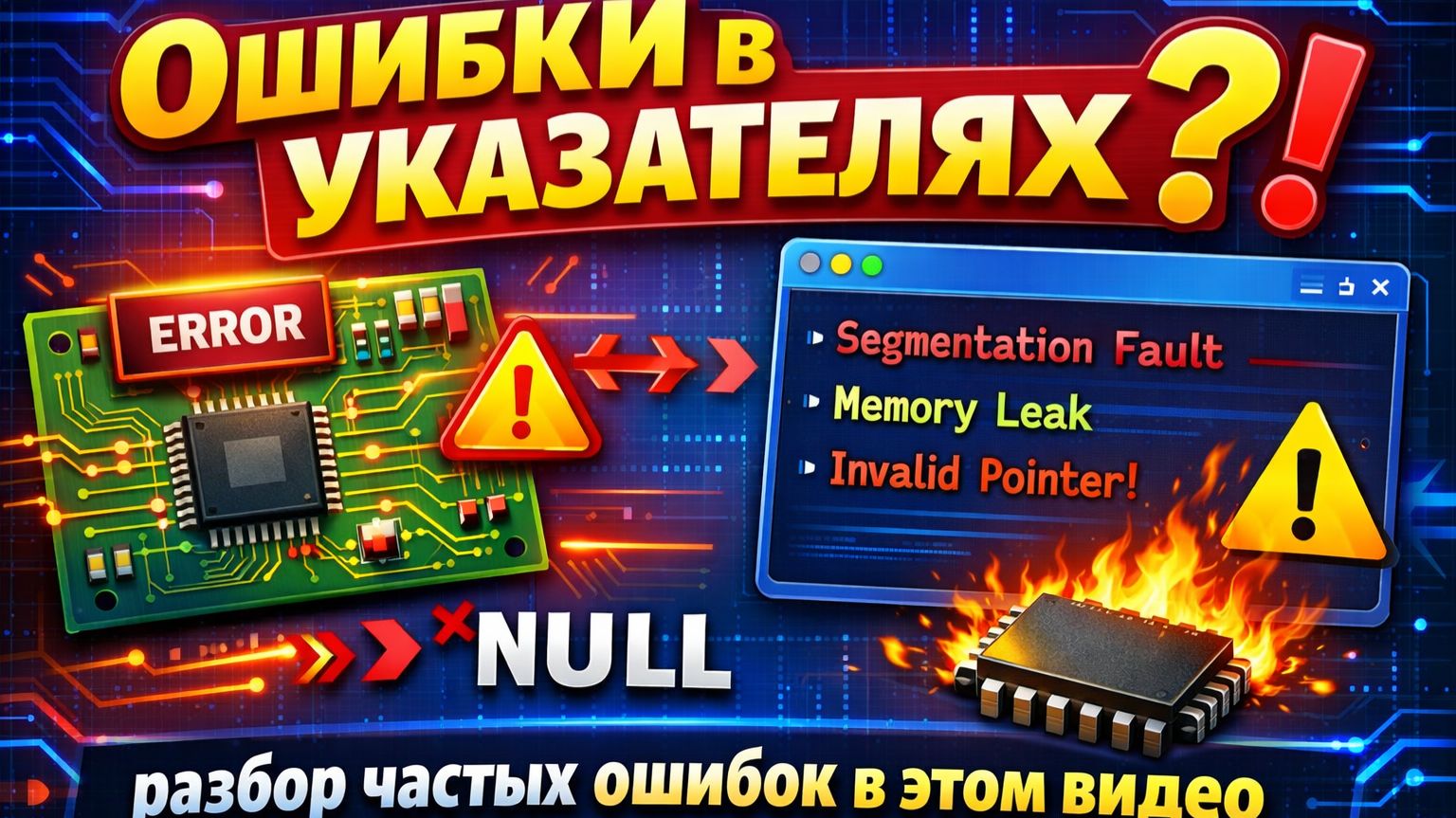 Вебинар: Указатели в C без боли: как они реально работают в микроконтроллере