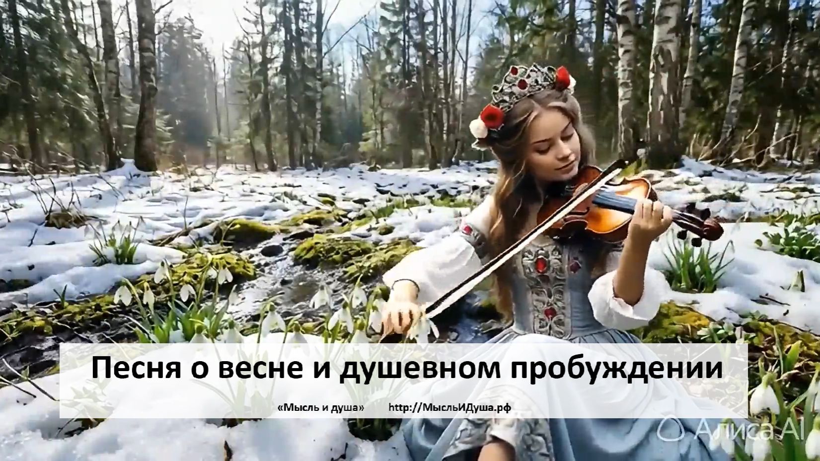 Песня о весне и душевном пробуждении