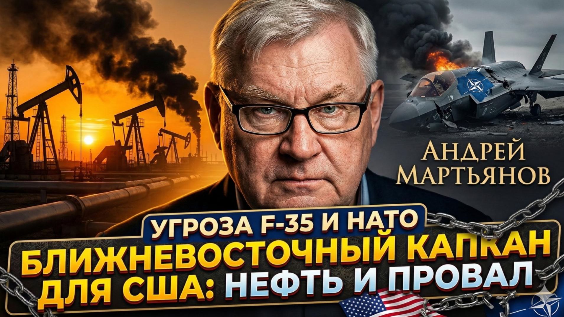 🚨Андрей Мартьянов | Ближневосточный капкан для США: Нефтяной шок, сбитые F-35 и провал НАТО