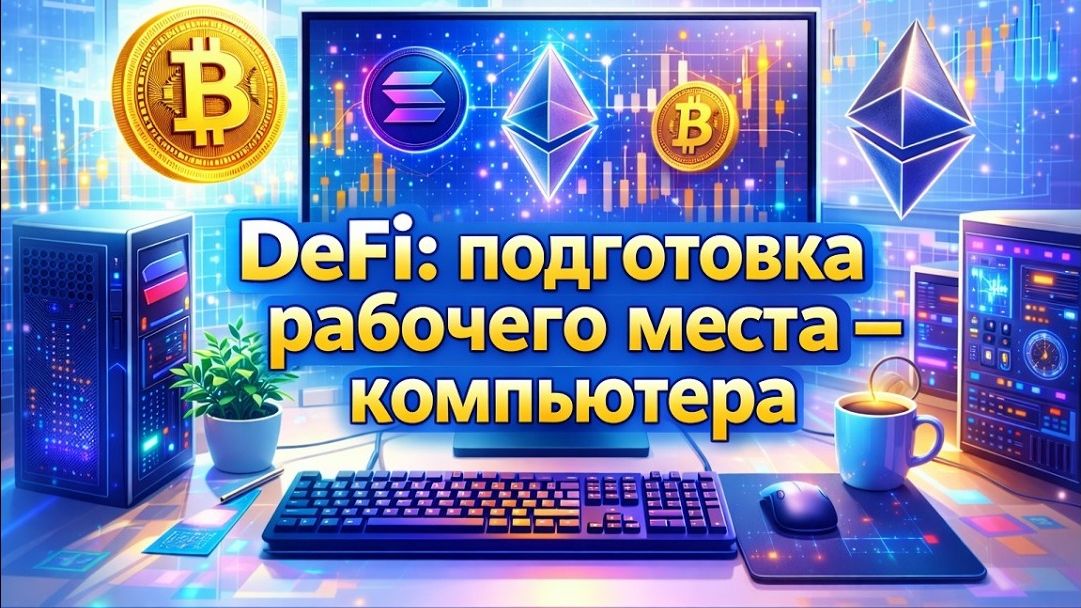 DeFi: подготовка рабочего места — компьютера