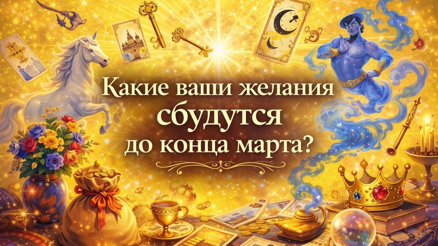 Какие ваши желания сбудутся до конца марта? Гадание пасьянс Tarot Reading