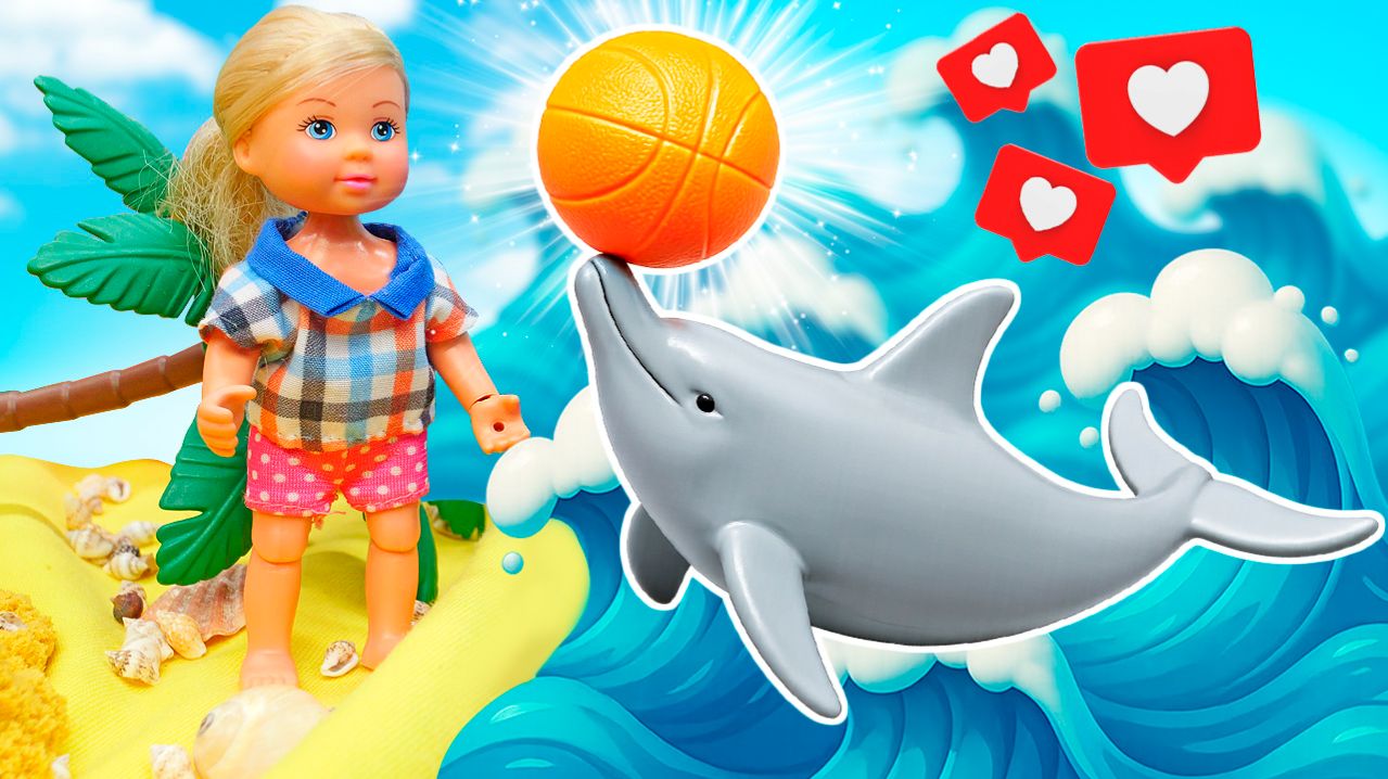 Барби и тайна пропавшей Штеффи на пляже 🏖️🔍😮