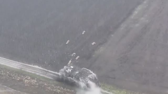 💥Уничтожение ББМ с десантом ВСУ💥 разведчиками ГВ Восток на Запорожском направлении.