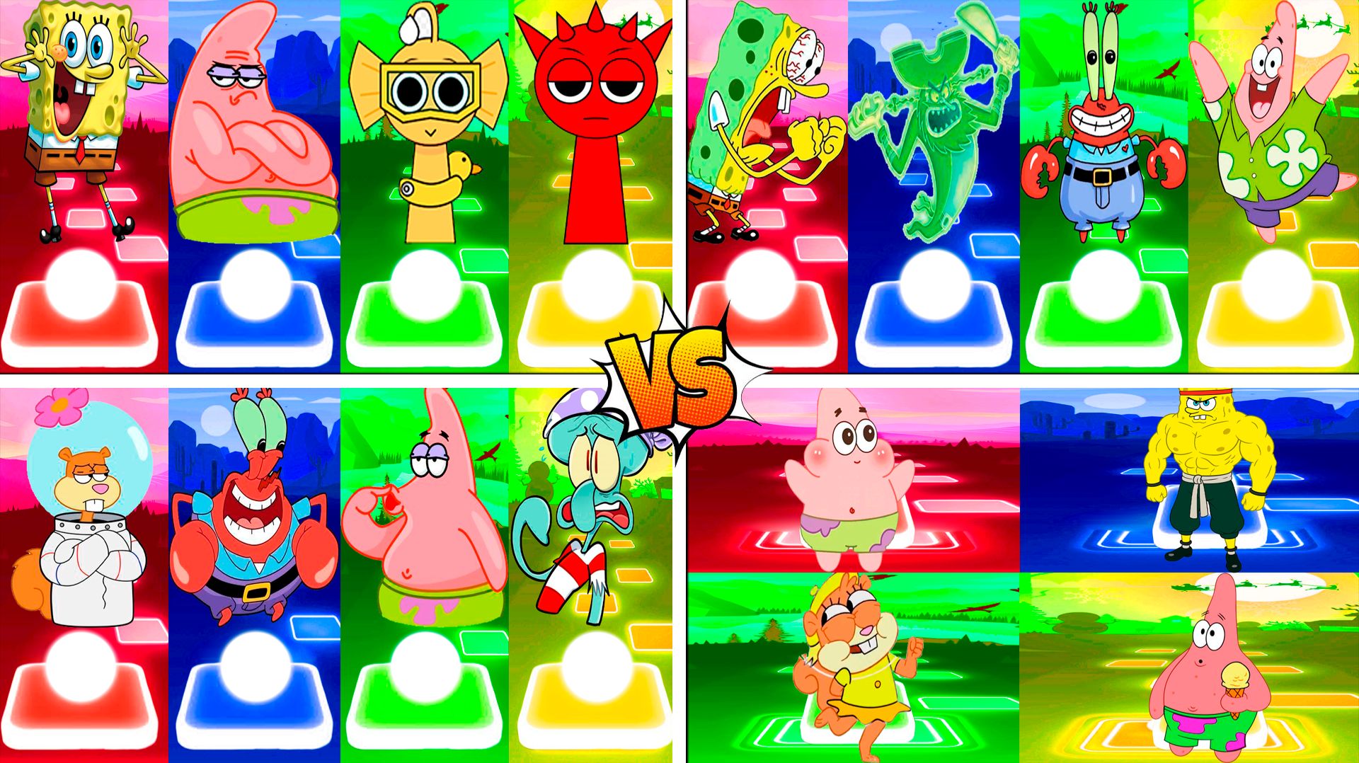 Coffin Dance Губка Боб Мегамикс ⭐️ Tiles Hop №37-40 - Мультик про Губку Боба МУЛЬТФИЛЬМЫ Спанч Боб