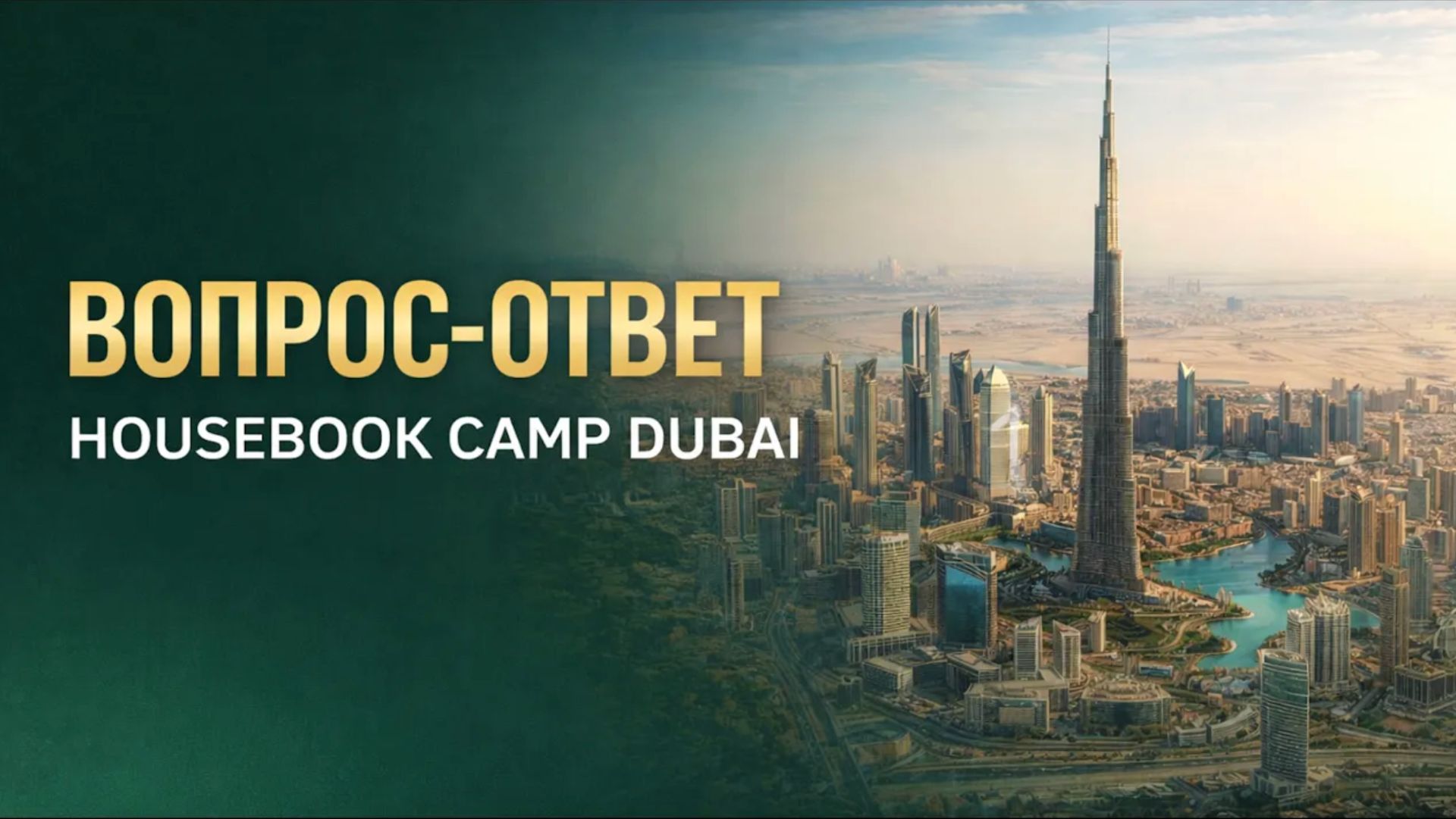 Вопрос-Ответ Housebook Camp Dubai