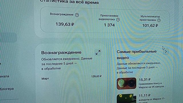 Сколько платит Рутуб. Сколько заплатил Рутуб за сутки? Заблокированные мои хейтеры! 20-03-2026