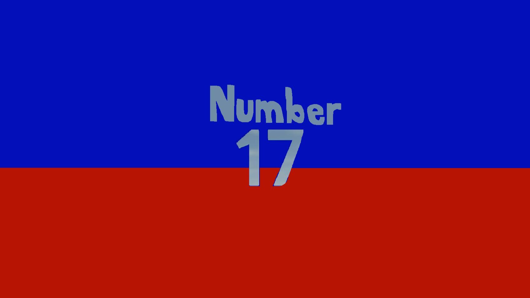 Счёт. Цифра 17 (Заставка новостей)