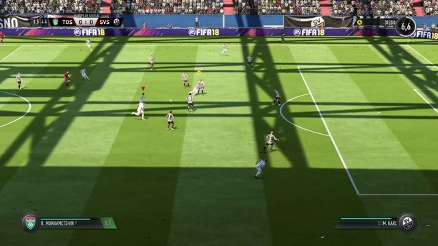 FIFA 18 Карьера за одного игрока ч1