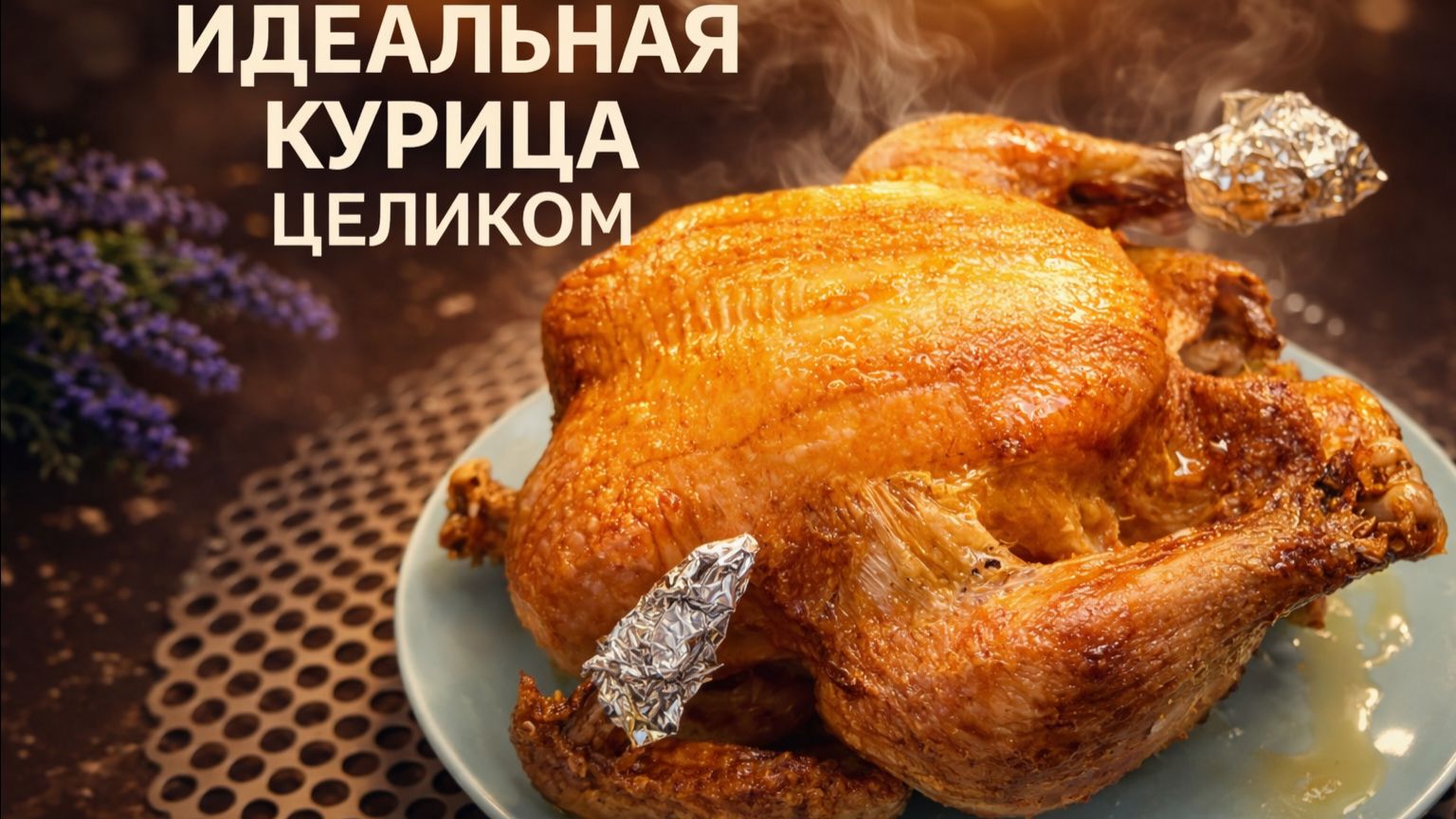 КУРИЦА В ДУХОВКЕ будет идеальной! Вкусная и сочная Курица на соли приготовит даже ребёнок
