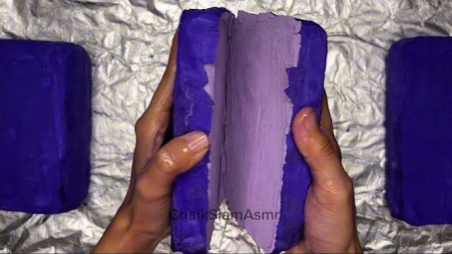 ФИОЛЕТОВАЯ ПЛИТКА💜 ASMR ✨ УСПОКАИВАЮЩИЕ ЗВУКИ И ПОЛНОЕ РАССЛАБЛЕНИЕ КРОШИМ ПЛИТКУ РЕАКЦИЯ