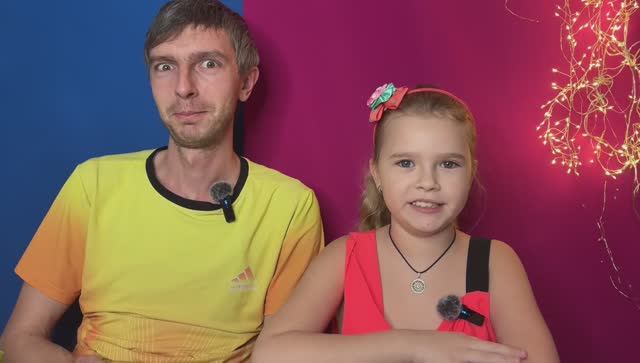 Полезное мороженое Вероника и папа