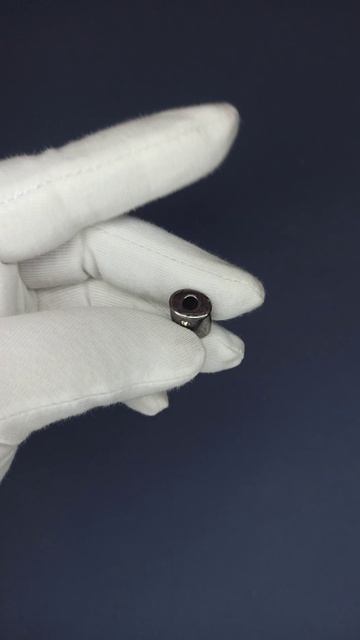 Наконечник черный никель со стразами, Артикул 010006