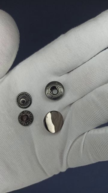 Кнопка темный никель 1,3 см, Артикул 03876