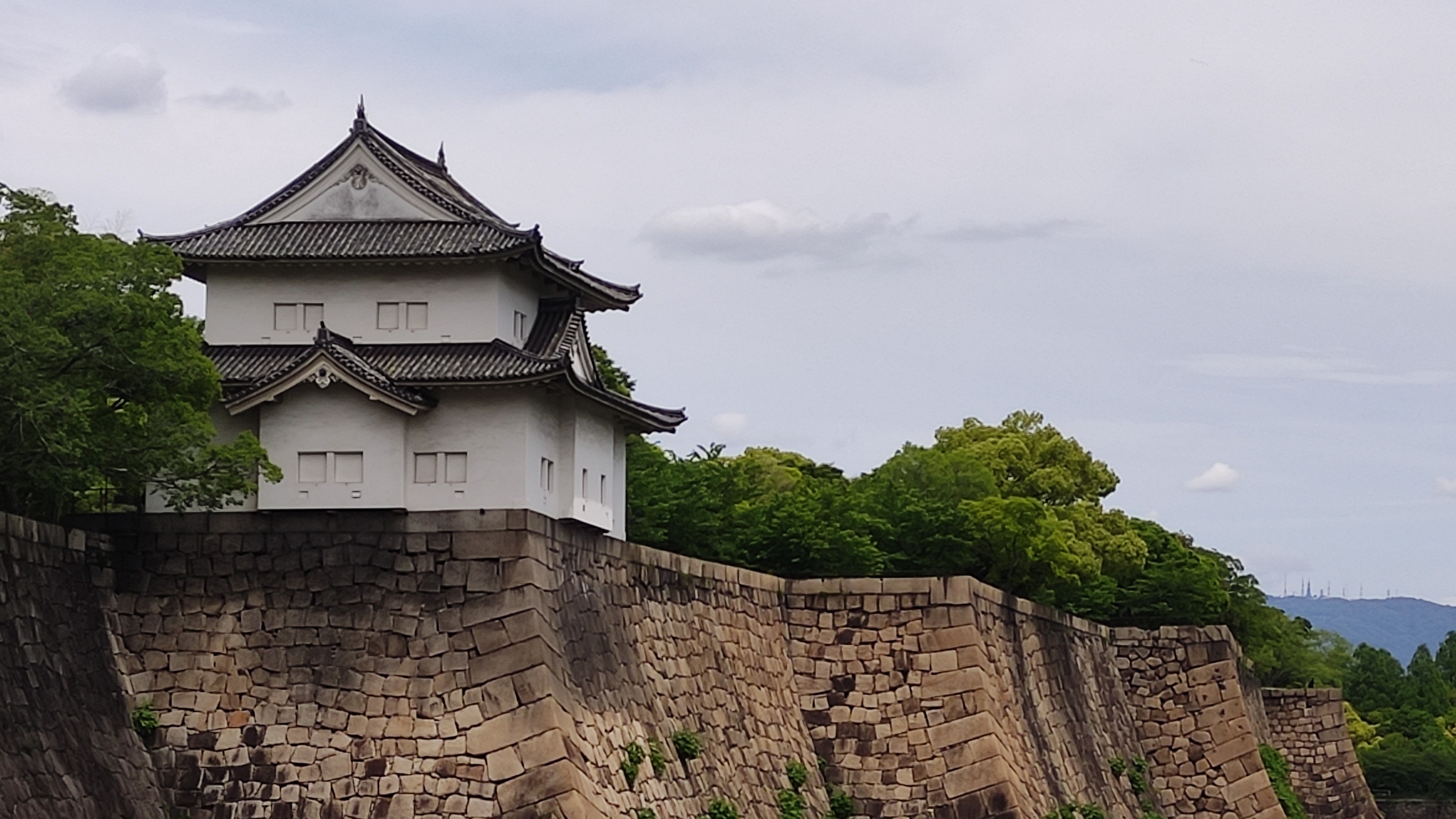 1. Парк замка Осака (Осака, Япония), Osaka Castle Park (Osaka, Japan) Туристическое путешествие