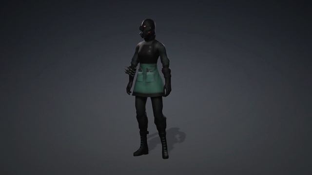 #моделидляигр - Dr Poison  DC  Legends 3d model. Низкополигональная модель