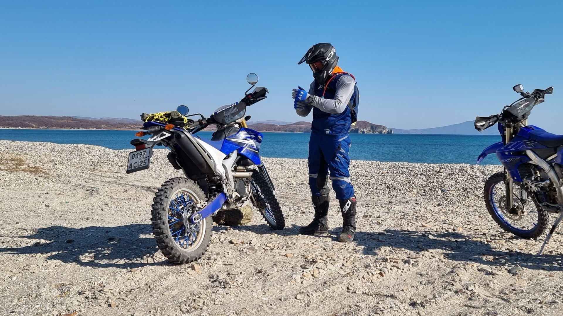 Прохват на эндуро ЗАРУБИНО ГВОЗДЕВО. Полуостров Краббе Хасанский район Yamaha