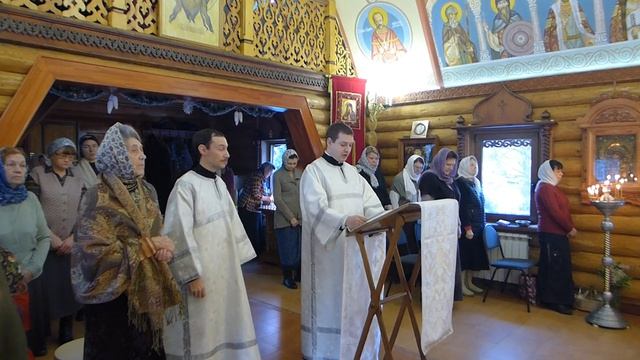 Юра читает паремии. Часть 1. 2020