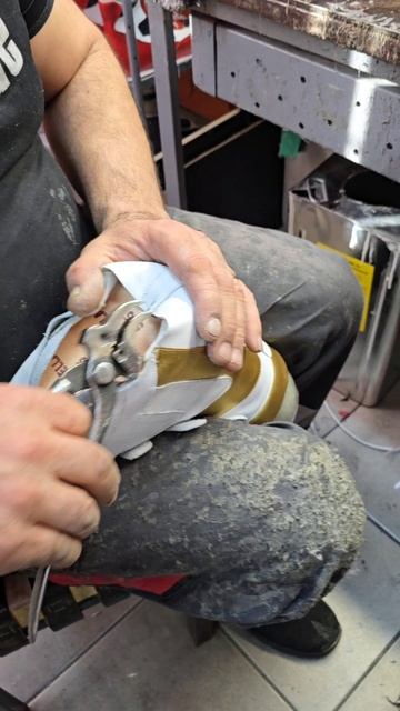 Затяжка ортопедической обуви в Персей Орто #обувь #ортопедическийцентр #персей