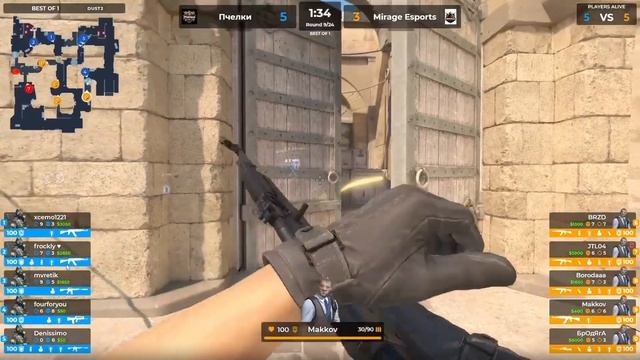 Mirage Esports vs Пчёлки