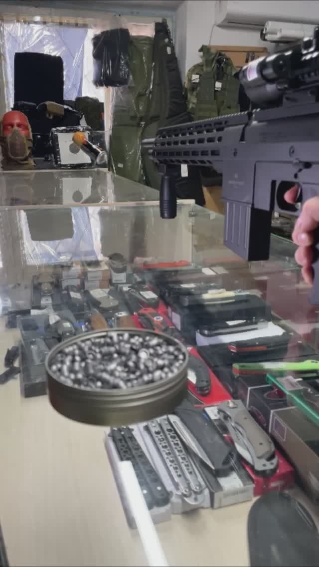 Пневматическая винтовка Borner TacPro 6.35 мм (3 Дж, черный пластик, PCP)