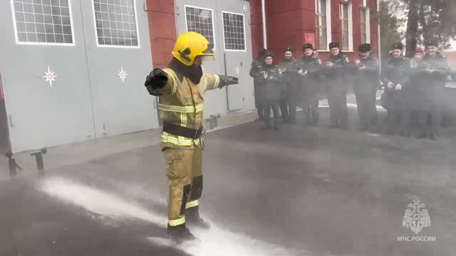 Курские огнеборцы проводили на пенсию коллегу из 4 ПСЧ