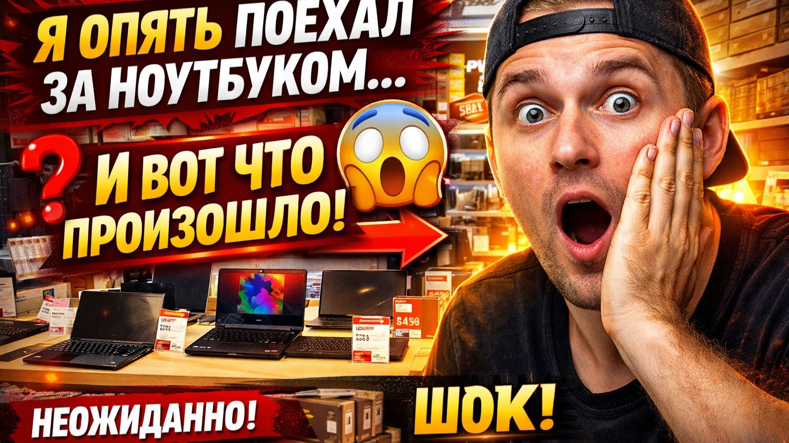 Ещё одна попытка купить ноутбук 😅 Поехал в другой магазин… повезёт ли?