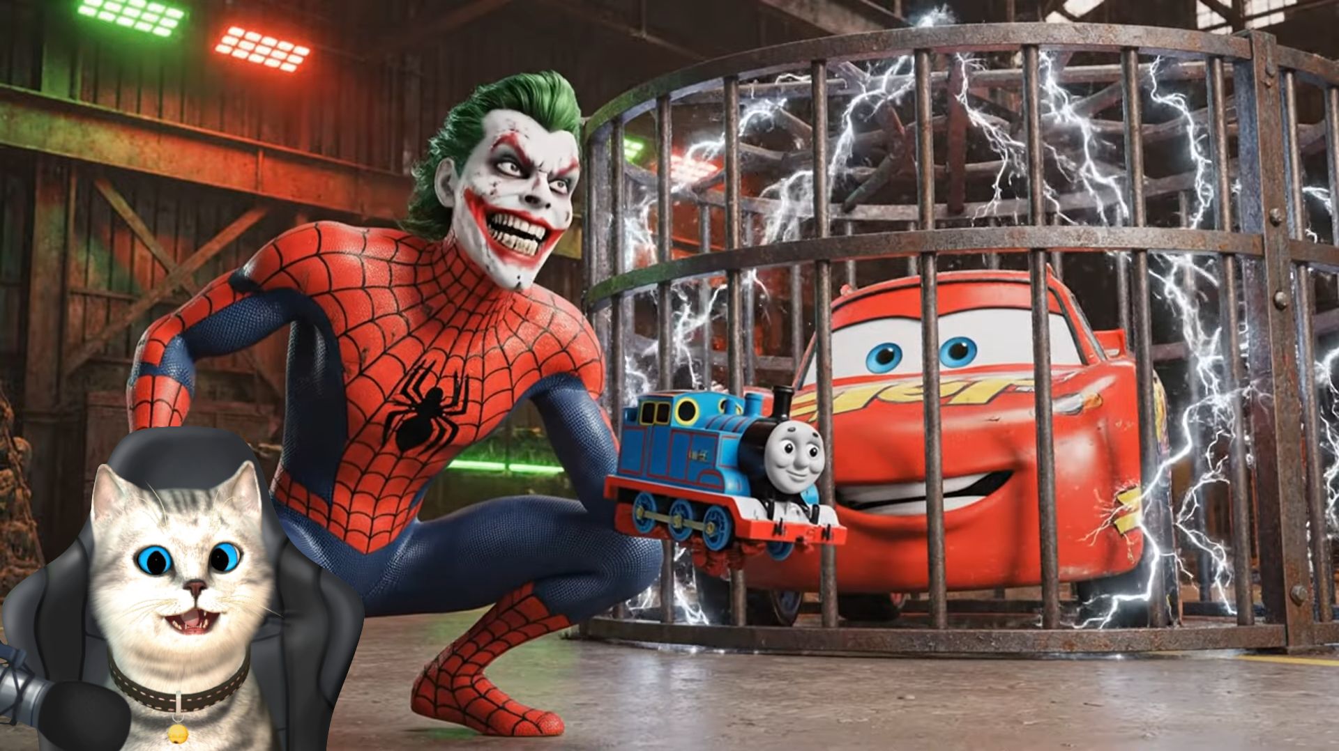 Молния маквин попался джокеру кто сможет его спасти