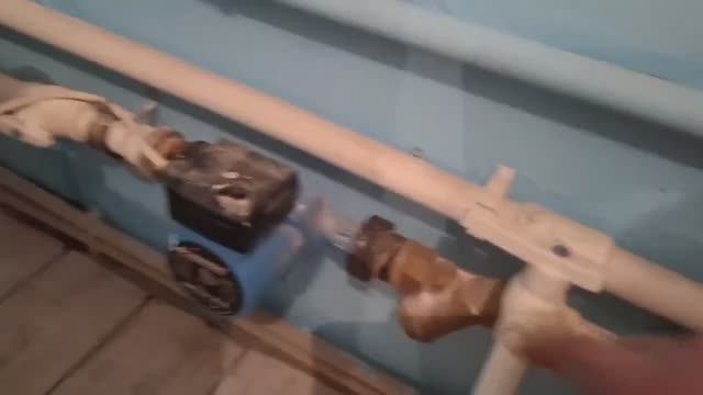 Состояние фильтра грубой очистки в системе отопления частного дома через 7 лет.